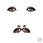 Blinking eyes butterfly + mustache + GIF – LornaPhone